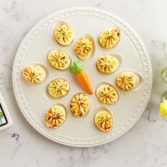 Nora Fleming | Dining | Nora Fleming Retired Round Egg Platter Tray New In Box Deviled Egg ...